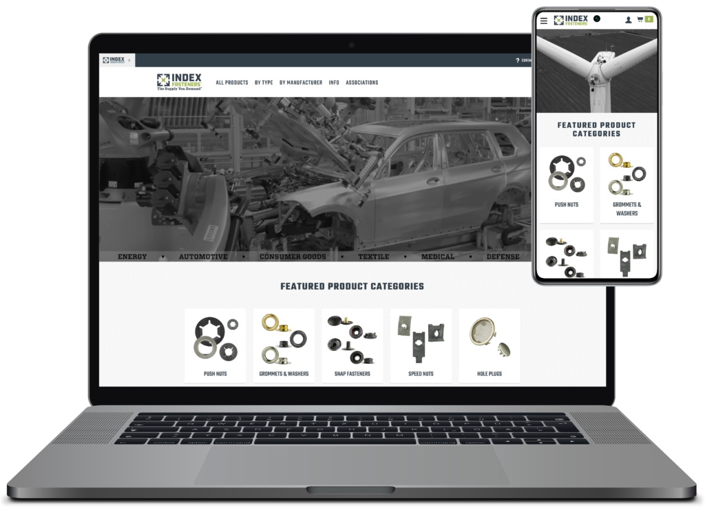 New Industrial Fastener Website – Index Industries